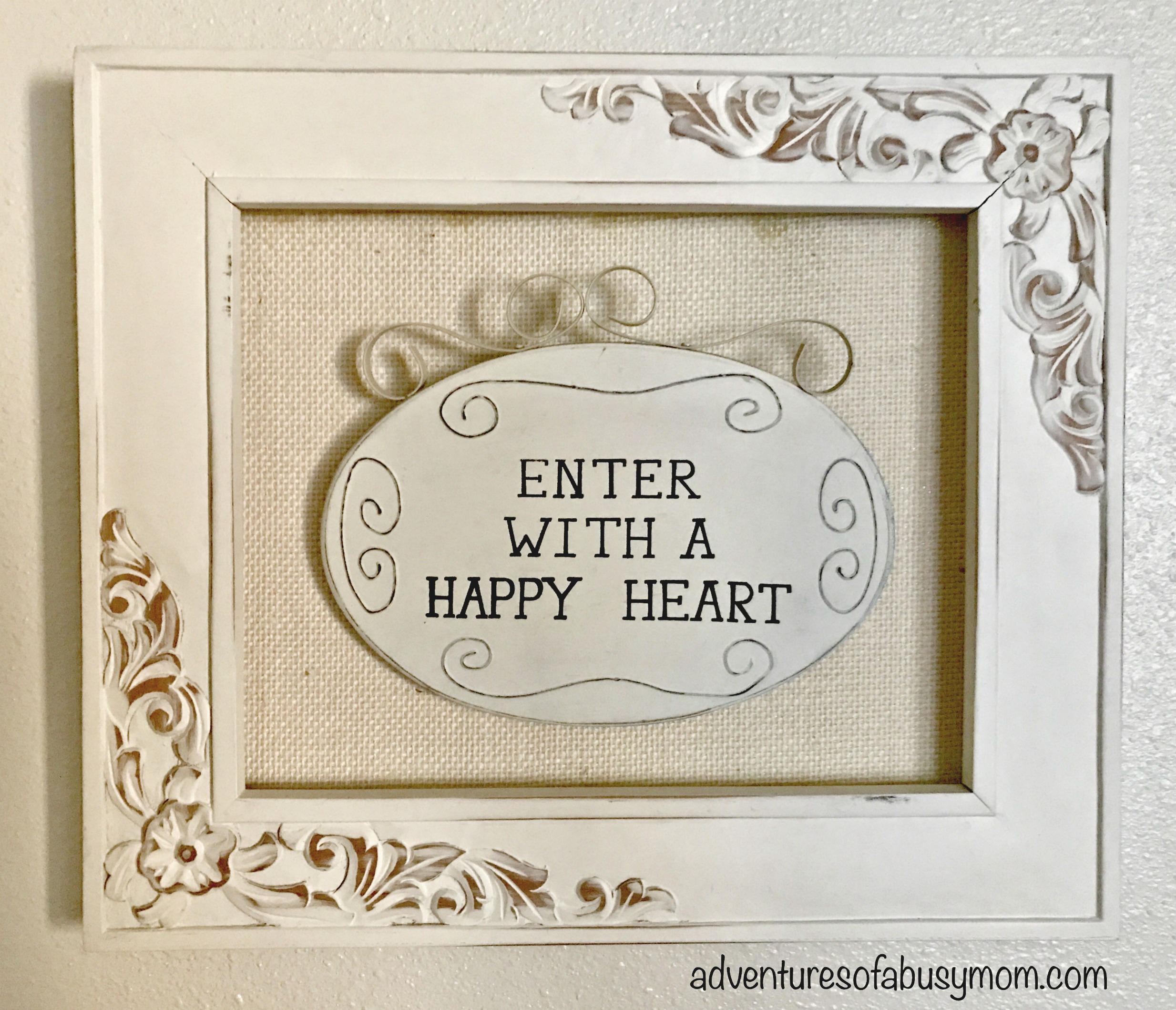 Simple DIY Wall Sign – Adventures of a Busy Mom